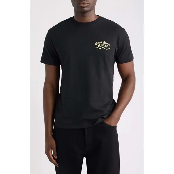 DARK SEAS Avalon Graphic T-shirt - Heather Black