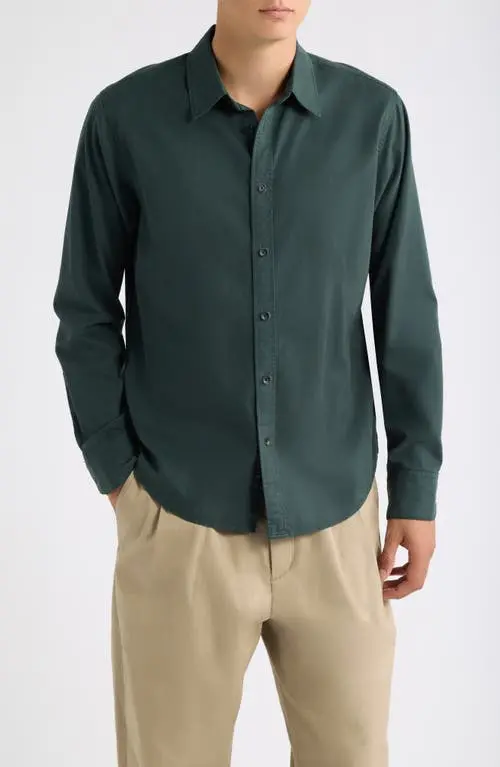 Rag & Bone Tomlin Overdyed Shirt - Heather Fern