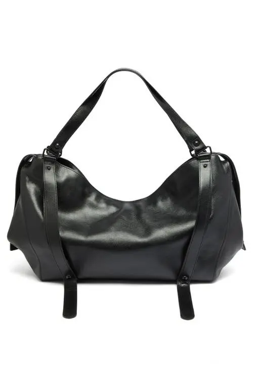 DIESEL® D-one Top Handle Leather Bag - Black
