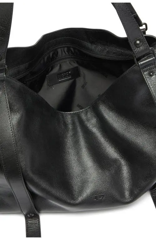 DIESEL® D-one Top Handle Leather Bag - Black