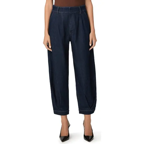 Paige Delaney High Waist Denim Harem Pants - Fresco