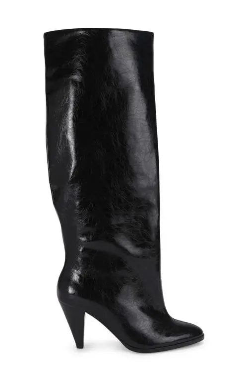 Kurt Geiger Lambeth Slouchy Knee High Leather Boot