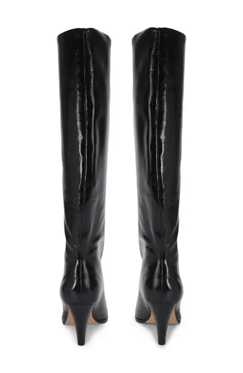 Kurt Geiger Lambeth Slouchy Knee High Leather Boot
