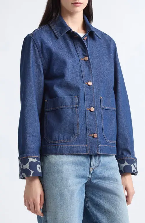 Marimekko Denim Jacket With Unikko Lining