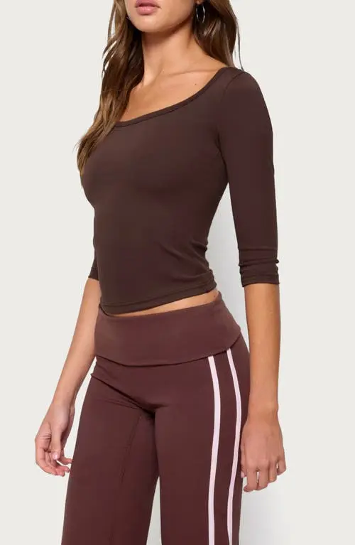 EDIKTED Desi Three-quarter-sleeve Top