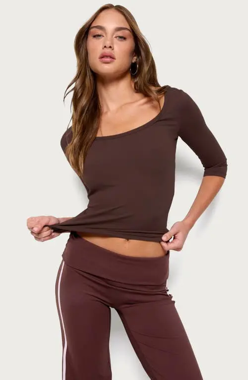 EDIKTED Desi Three-quarter-sleeve Top