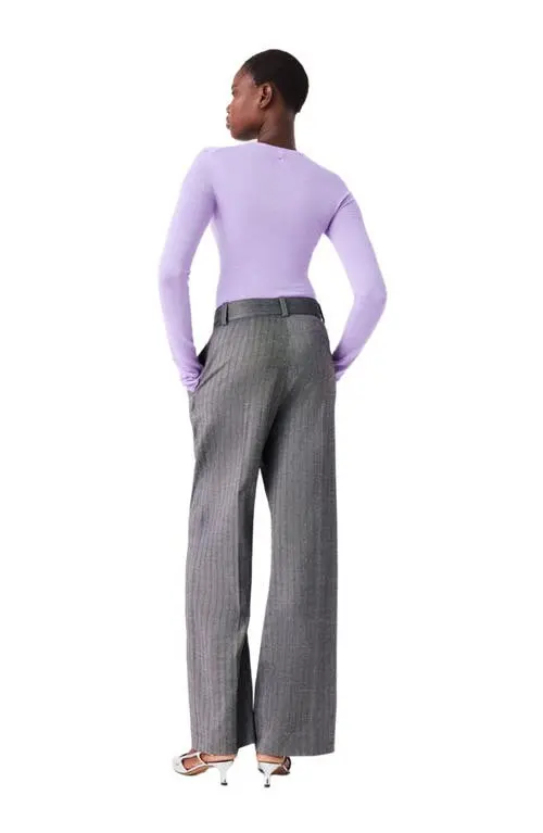 Maje Rhinestone Suit Trousers