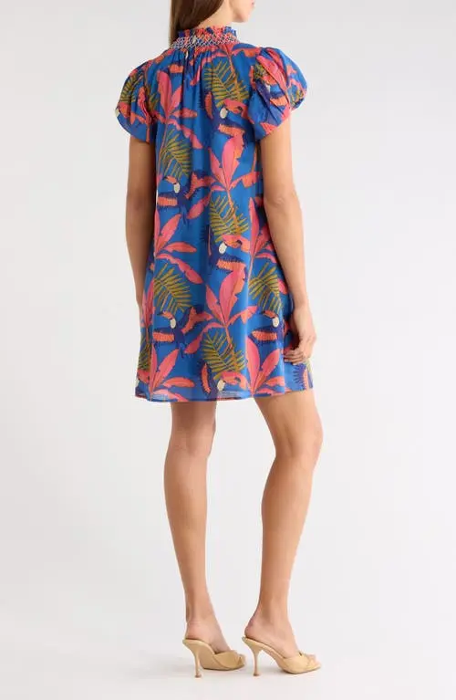 SUGARLIPS Vermina Tropical Print Shift Dress