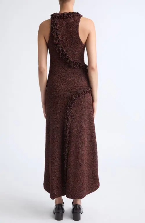 Proenza Schouler Nilo Fringe Jacquard Sweater Dress
