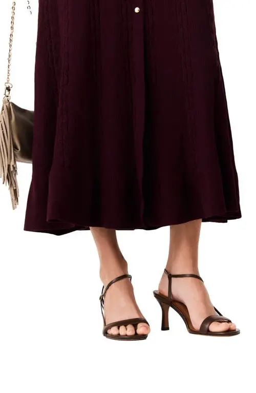 Maje Strappy Leather Sandals