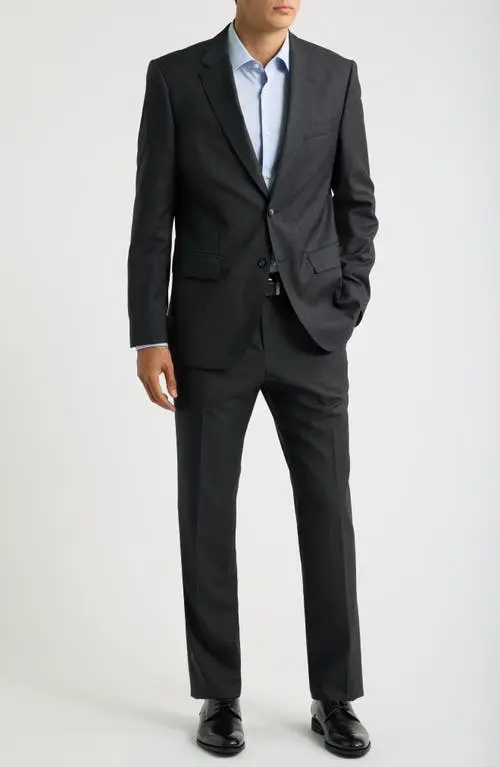 BOSS H-huge Slim Fit Virgin Wool Suit