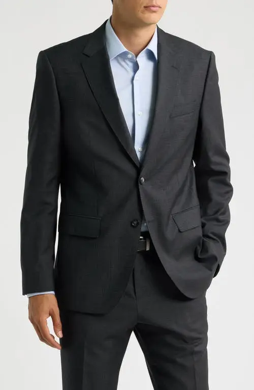 BOSS H-huge Slim Fit Virgin Wool Suit