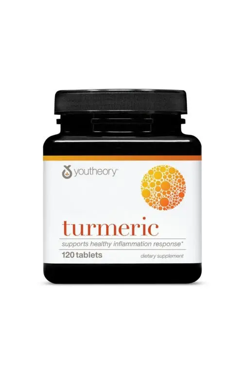 YOUTHEORY Advanced Turmeric Curcumin Joint Support Supplement 120 Tablets - None