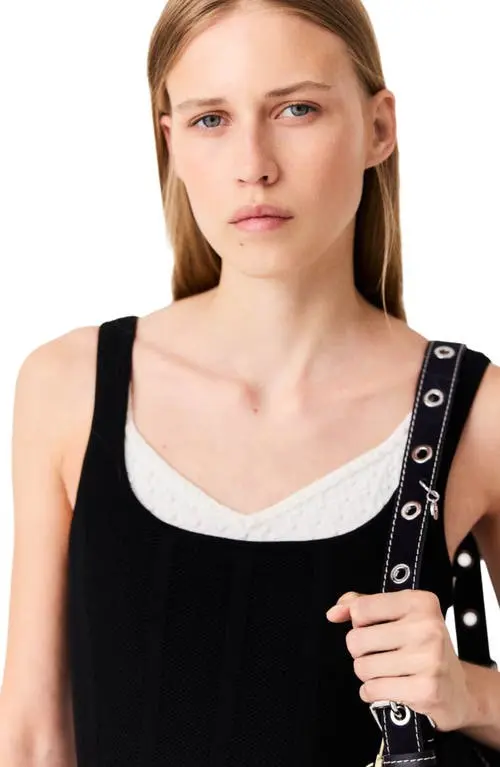 Maje Short 2-in-1 Effect Dress
