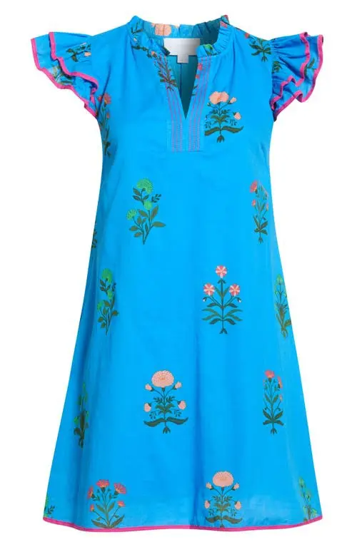SUGARLIPS Merina Floral Cotton Mini Dress