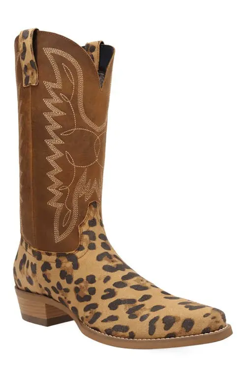 DINGO Bulls Eye Western Boot - Leopard