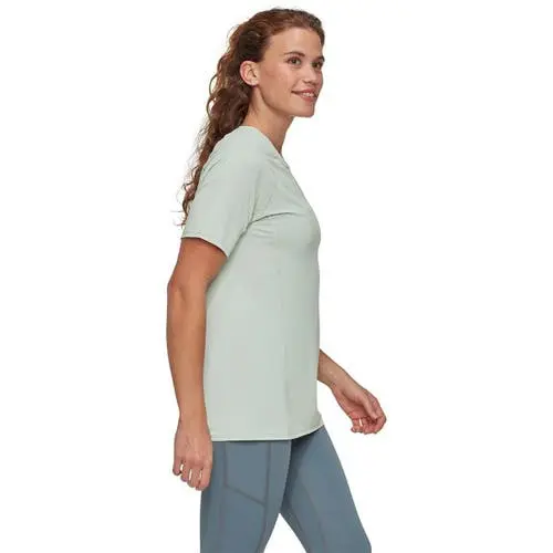 MAMMUT Selun Fl T-shirt Logo - Silver Sage