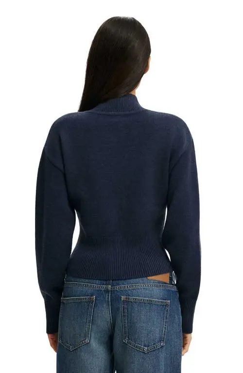 COTTON ON Lotus Cinched Zip Knit