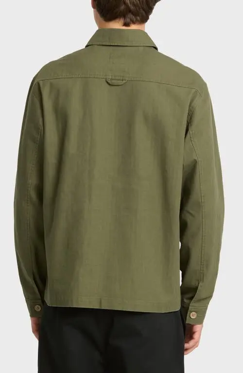 Quiksilver Cotton Herringbone Overshirt