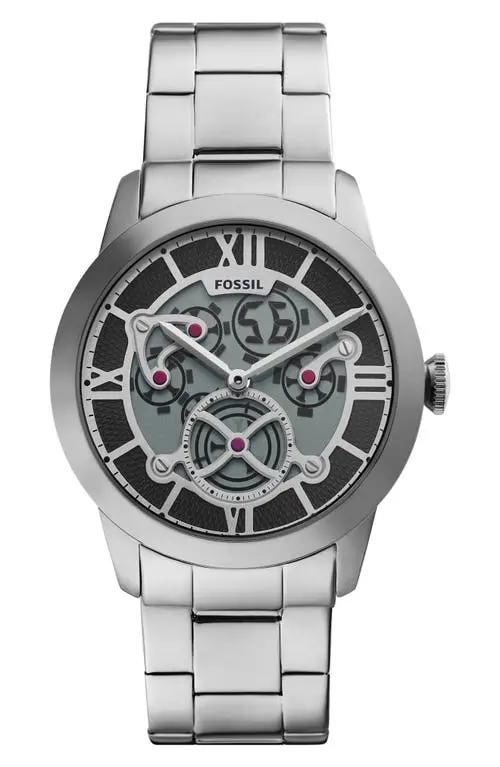 Fossil Townsman Big Tic Ana-digi Watch - Silver