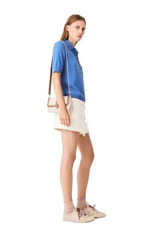 Maje Polo Collar Sweater