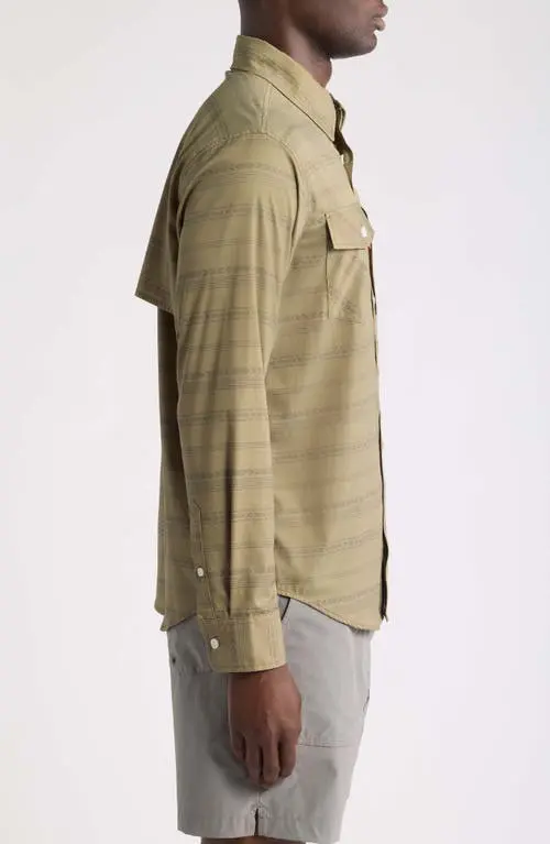 DARK SEAS Costa Uv Stripe Button-up Shirt