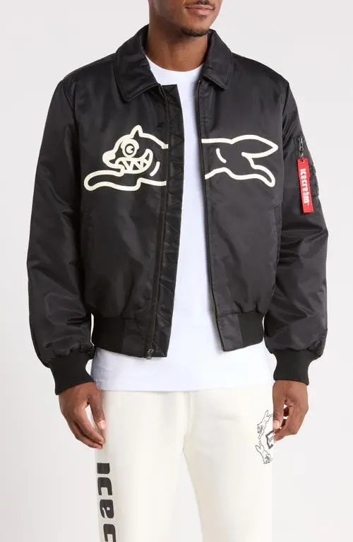 ICECREAM Logo Nylon Flight Jacket