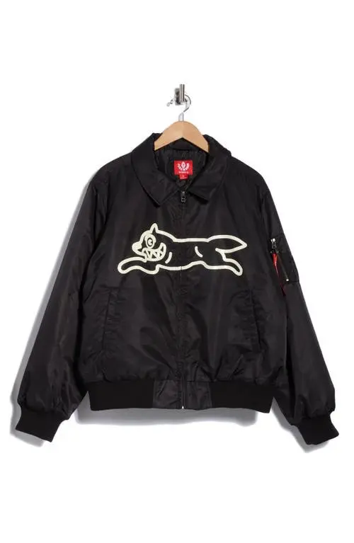 ICECREAM Logo Nylon Flight Jacket