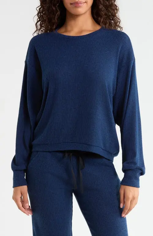 ASTROLOGIE CALIFORNIA Clementine Knit Sleep Top - Sapphire