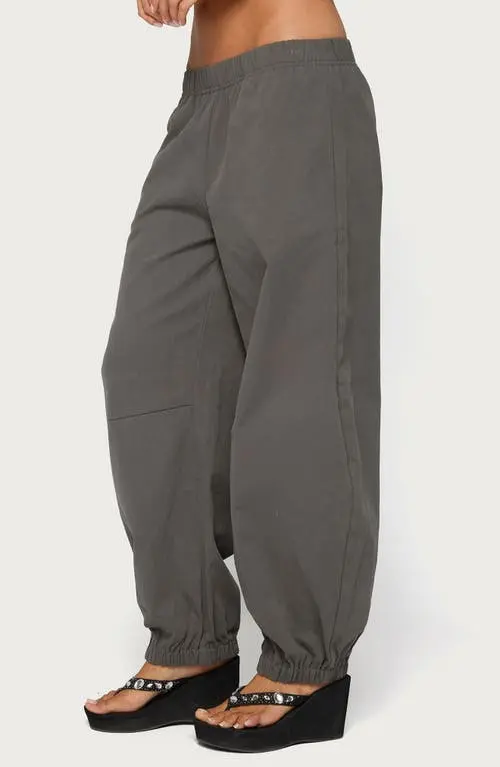 EDIKTED Hayli Cotton Parachute Pants