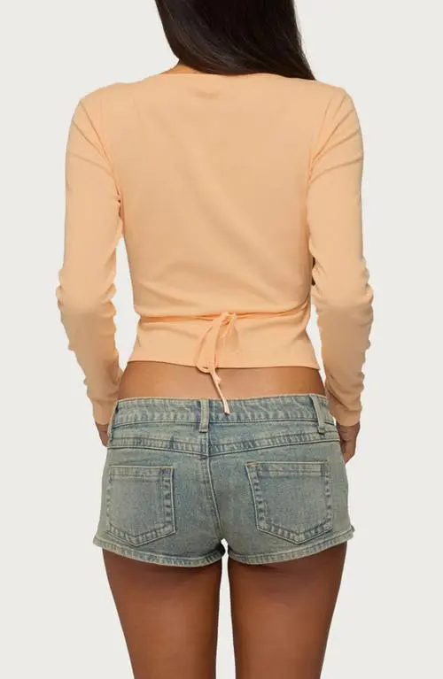EDIKTED Fonteyn Wrap Top