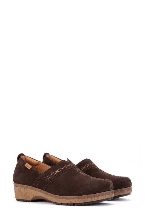 Pikolinos Granada Leather Clog - Olmo