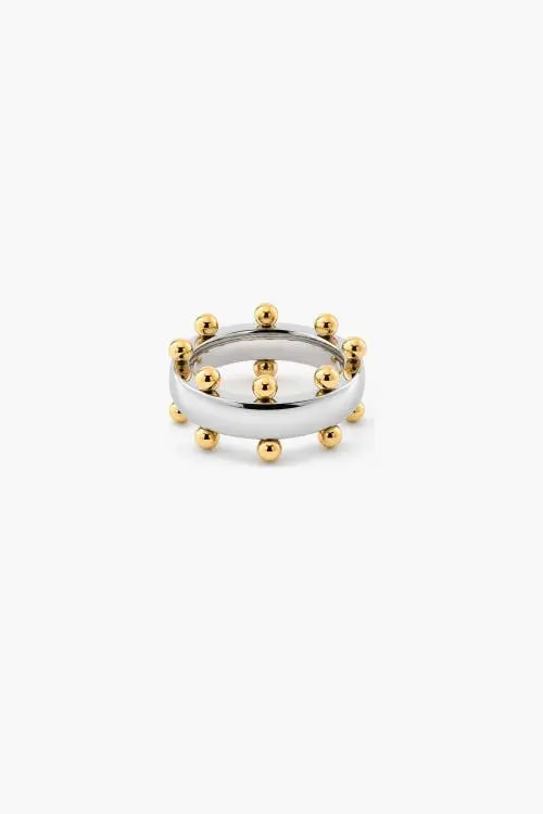 MEIDEYA Orbit Mixed Ring - Gold-silver