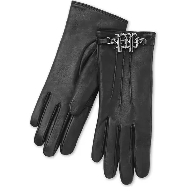Philipp Plein Mid-gloves Gothic Plein - Black
