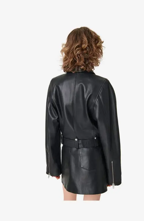 IRO PARIS The Rapha Leather Jacket