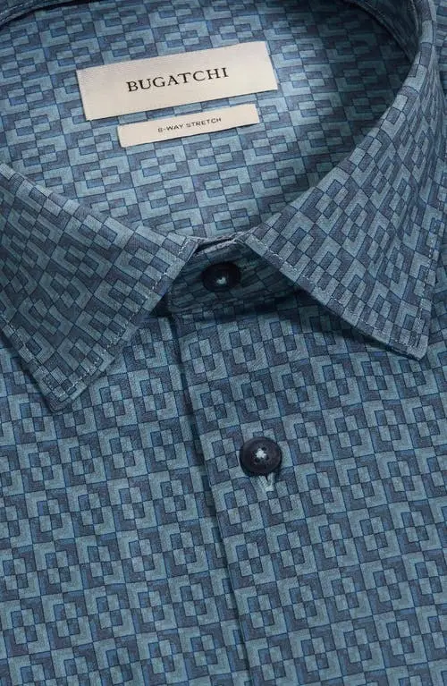 Bugatchi James Ooohcotton® Geo Print Button-up Shirt