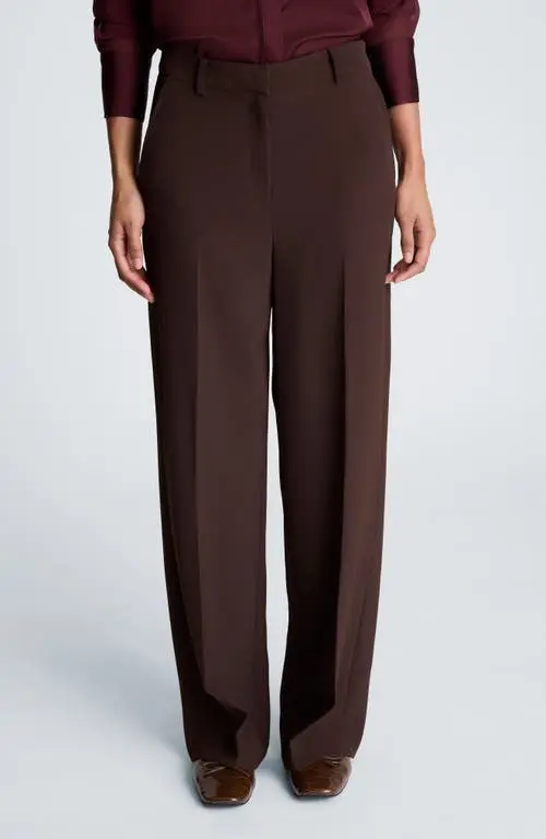 KENNETH COLE High Waist Wide Leg Slash Pocket Pants