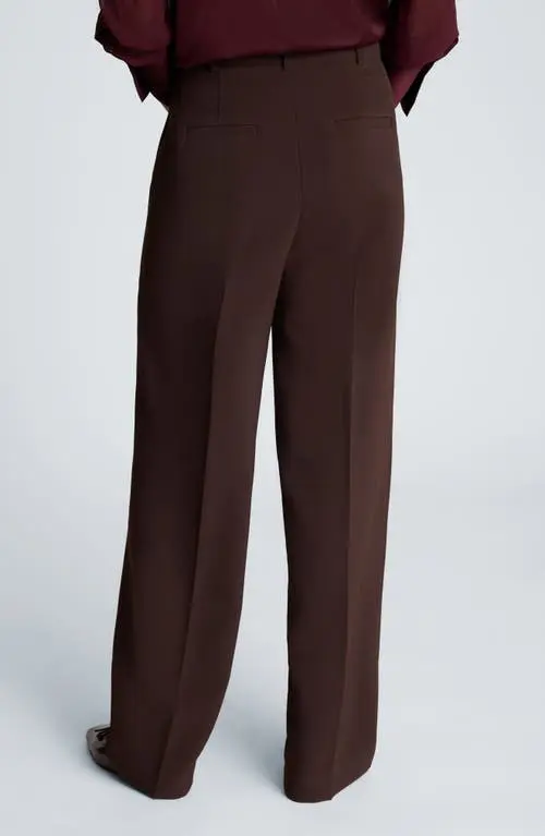 KENNETH COLE High Waist Wide Leg Slash Pocket Pants