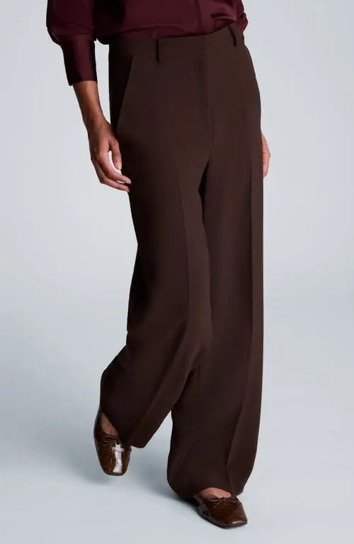 KENNETH COLE High Waist Wide Leg Slash Pocket Pants