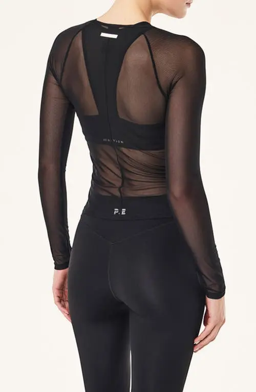 P.E Nation All Out Mesh Long Sleeve Top