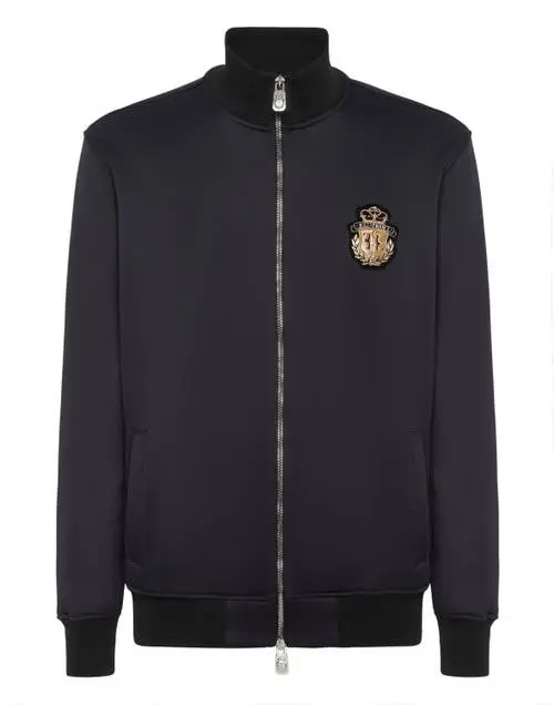 BILLIONAIRE Tracksuit Jacket Ls Crest - Black