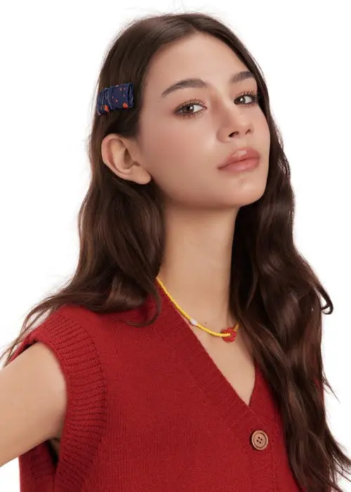 OLAH Celestia Silk Hair Barrette Clip