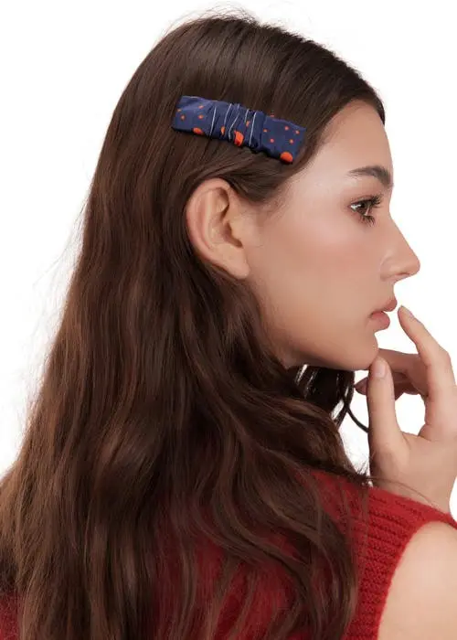 OLAH Celestia Silk Hair Barrette Clip