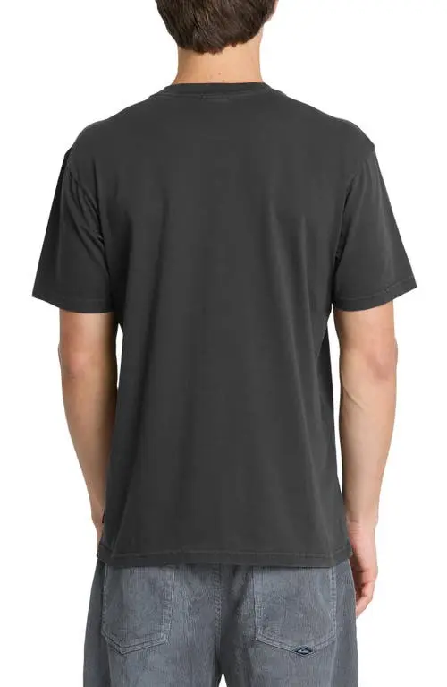Quiksilver Gorb Band Pigment Dye Cotton T-shirt
