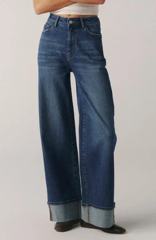 Warp + Weft Nce High Waist Wide Leg Jeans