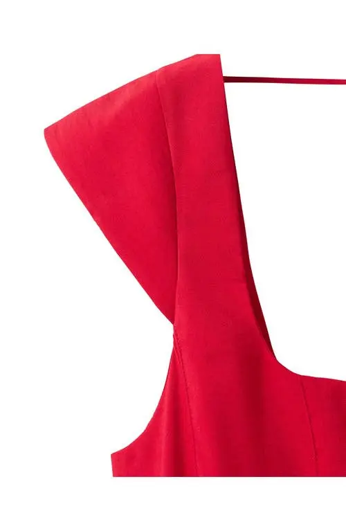 Mango Bow Back A-line Dress