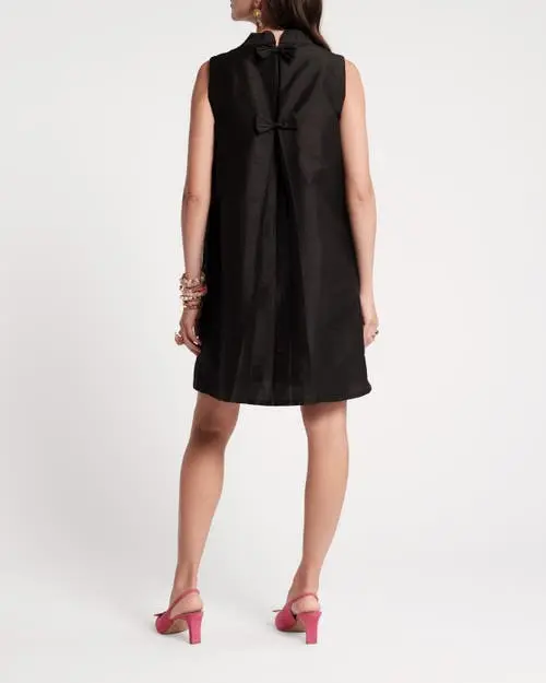 FRANCES VALENTINE Diplomat Mini Dress Sleeveless - Black