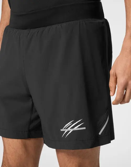 PLEIN SPORT Technical Running Shorts Scratch