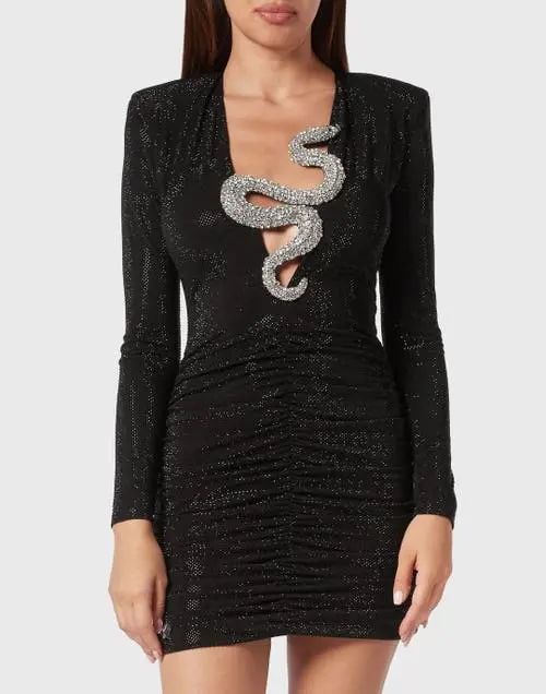 Philipp Plein Short Dress - Black