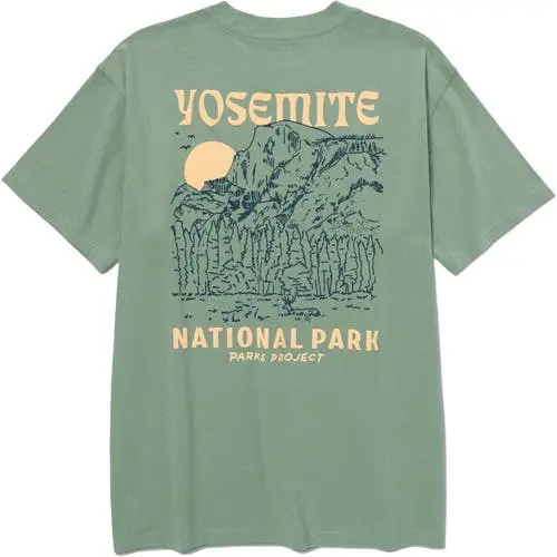 PARKS PROJECT Yosemite Puff Print Pocket T-shirt